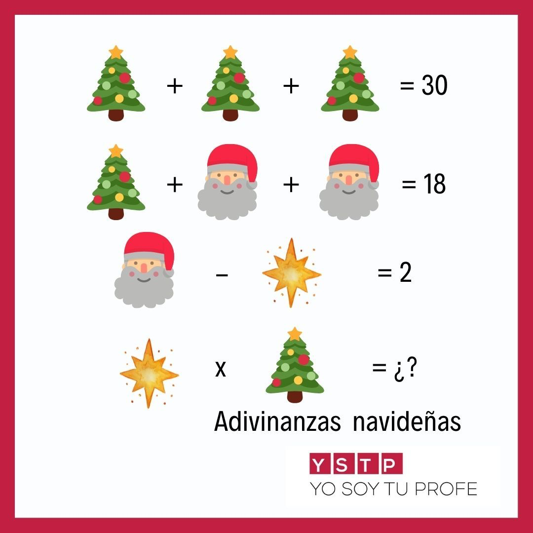 10 retos matemáticos navideños para pasártelo en grande - Yo Soy Tu Profe