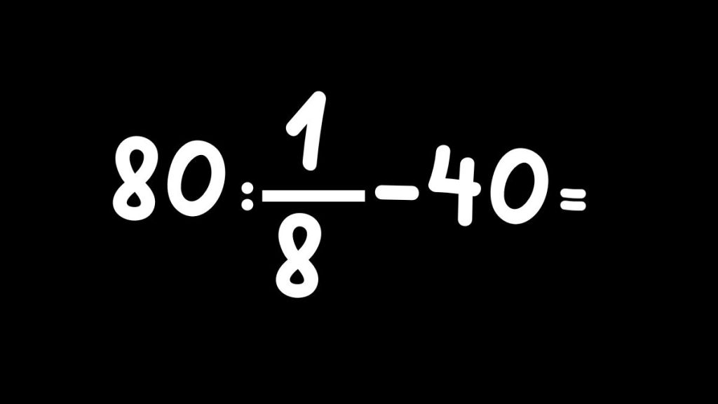 ¿Cuál es el resultado de esta operación con división y resta? - Yo Soy ...
